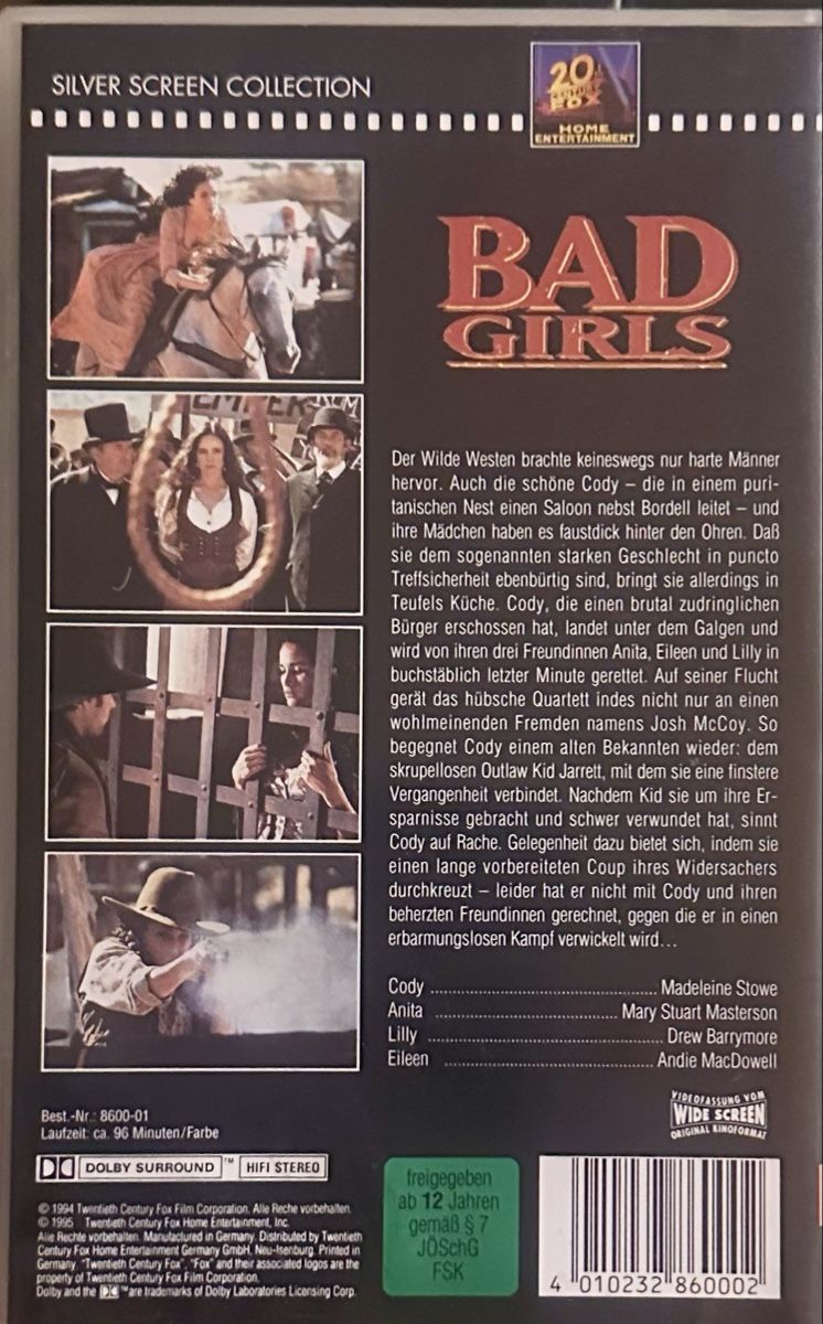 VHS Kassette - Bad Girls - Western-Action mit Top Stars! (Gebraucht) in ...