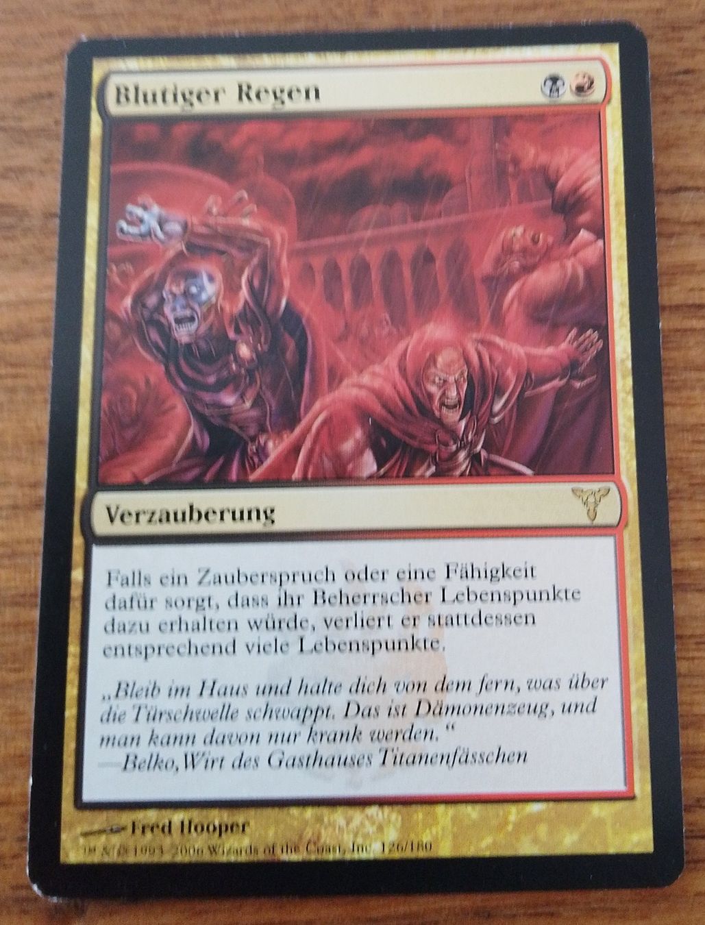 Magic the Gathering Karte Blutiger Regen (C) (Gebraucht) in Wohlen AG ...