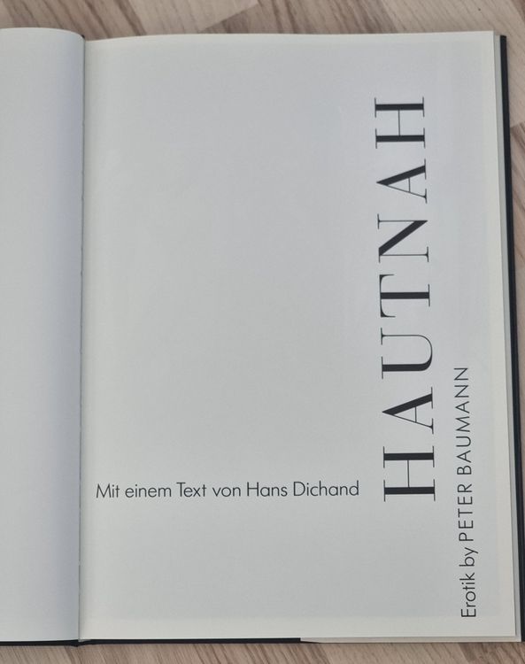 1990 HAUTNAH Erotik by Starfotograf PETER BAUMANN Bildband (Neu (gemäss Beschreibung)) in ...