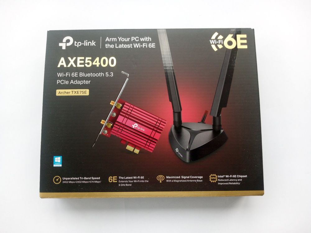 TP-Link Archer AXE5400 Wi-Fi 6E Bluetooth 5.3 PCIe Adapter (Neu und ...