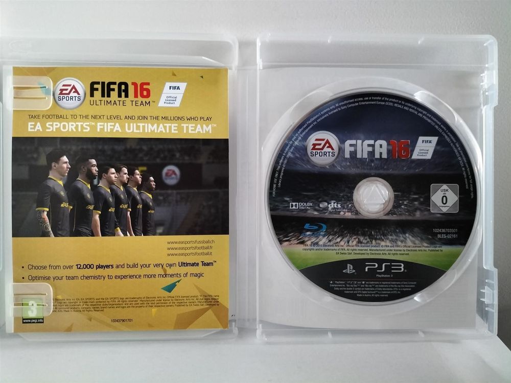 FIFA 16 (PS3) (Gebraucht) in Nürensdorf für CHF 8 – mit Lieferung auf Ricardo kaufen