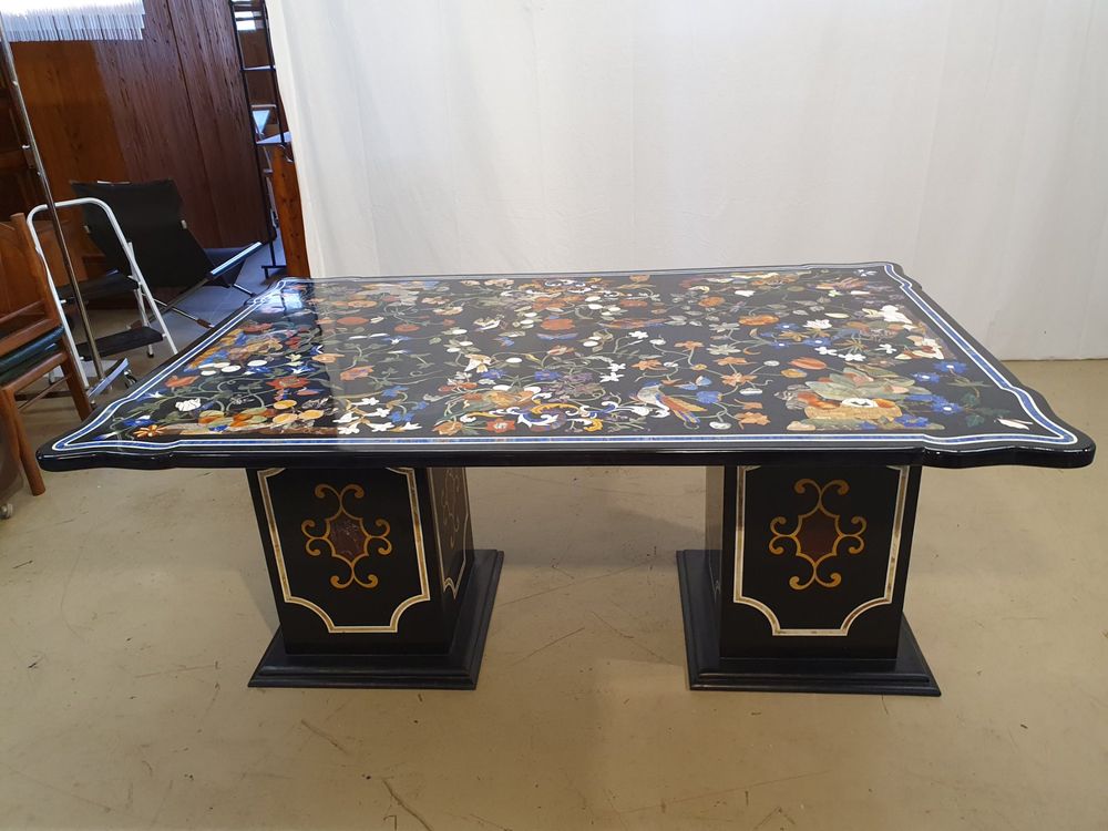 Francesco Ligozzi Pietra Dure Granit Tisch m. Halbedelsteine (Gebraucht ...