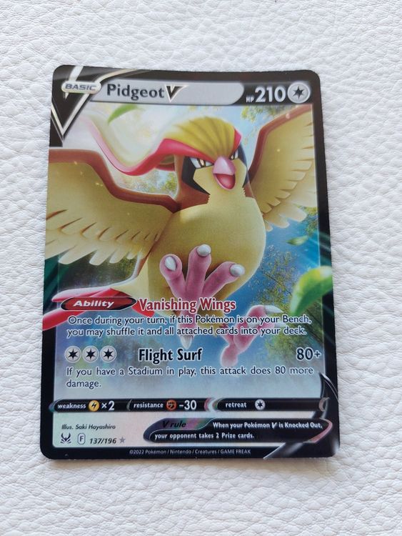 Pidgeot V - Lost Origin - EN (Gebraucht) in Romont FR für CHF 1 – mit ...
