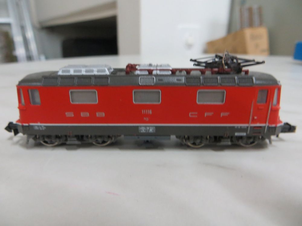 Minitrix SBB Lok Re 4/4 II, rot, digitalisiert, Spur N | Kaufen auf Ricardo