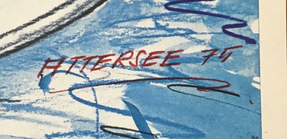 Christian Ludwig ATTERSEE (1940) Plakat Handsigniert (Gebraucht) in Root für CHF 20 – mit ...