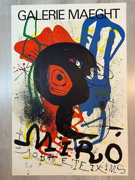 Plakat original Juan Miro Sobreteixims 1973 (Neu (gemäss Beschreibung)) in Vaduz für CHF 190 ...