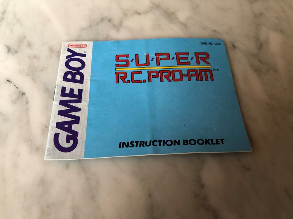 ANLEITUNG FÜR SUPER RC PRO AM NINTENDO GAME BOY (Gebraucht) in ...