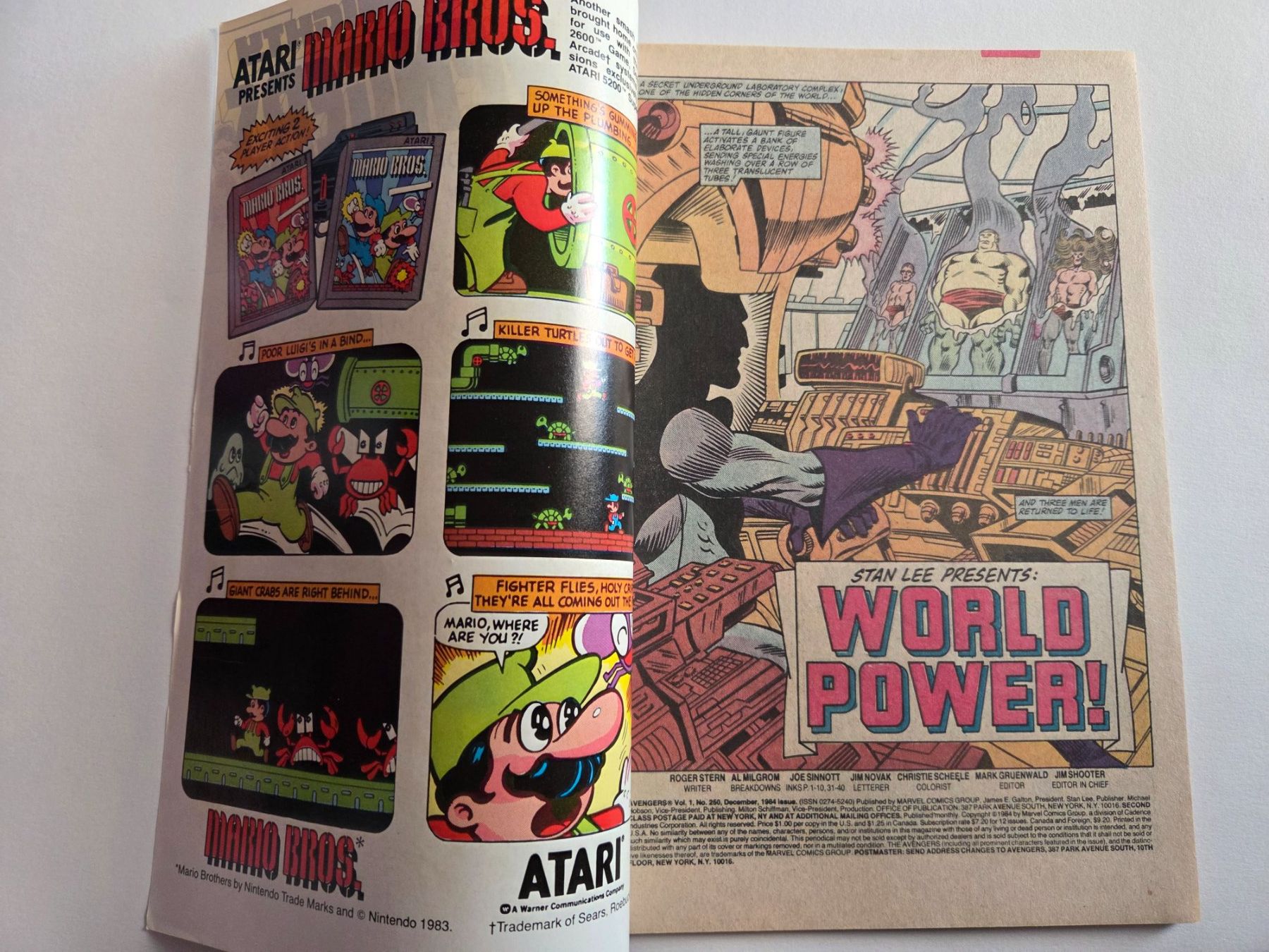 AVENGERS #250 (Marvel, 1984) West Coast Avengers appearance (Gebraucht ...