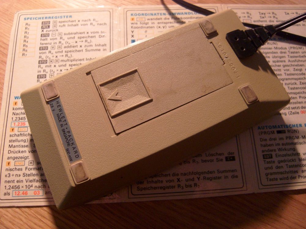 HP 25C Calculator, Constant Memory, Accus Neu, Ladeteil,MINT | Kaufen ...