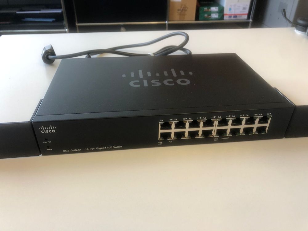 Cisco SG110-16HP PoE Unmanaged Switch 16 Gigab (Gebraucht) in Zürich ...