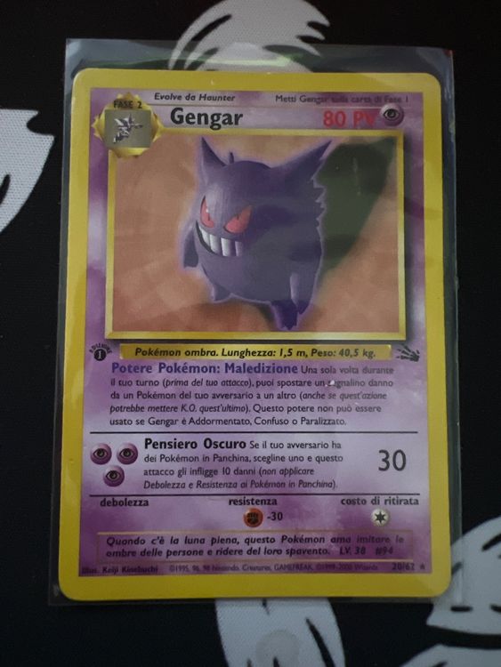 Pokemon Gengar Fossil 1. Edition ab 1.- (Gebraucht) in Rorschacherberg für CHF 5 – mit Lieferung ...
