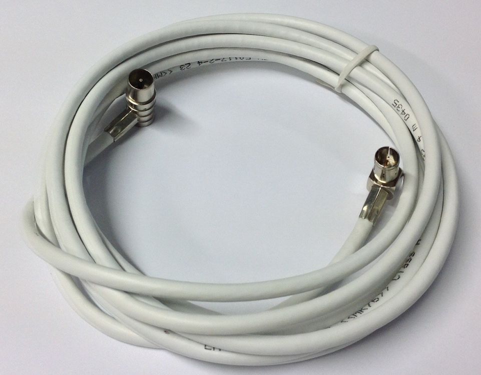 Cablecom Modem RG59-zu-IEC TV-Anschlusskabel 3m ST/ST weiss (Gebraucht ...