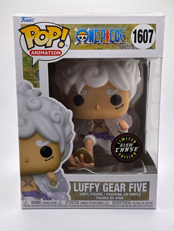Funko POP - 1607 - Luffy Gear Five - One Piece - Glow Chase (Neu und ...