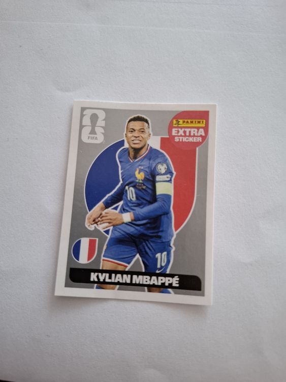 Panini Extra Sticker Kylian Mbappé FIFA WM 2026 (Gebraucht) in Baar für ...