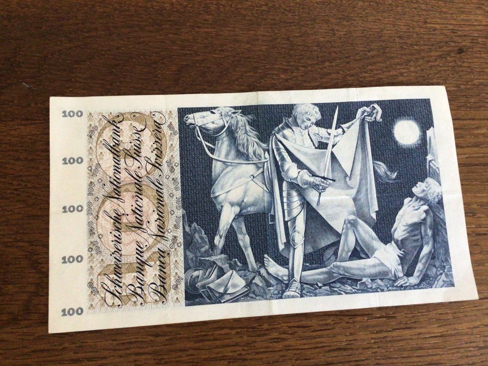 Alte 100 Franken Note 23.12.1965 gebraucht!! | Kaufen auf Ricardo
