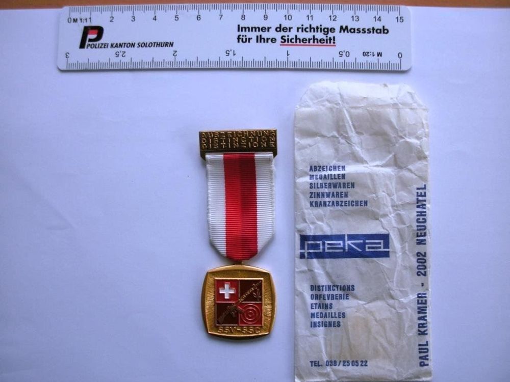 Schützenmedaille SSV - Gold (goldf.) | Kaufen auf Ricardo