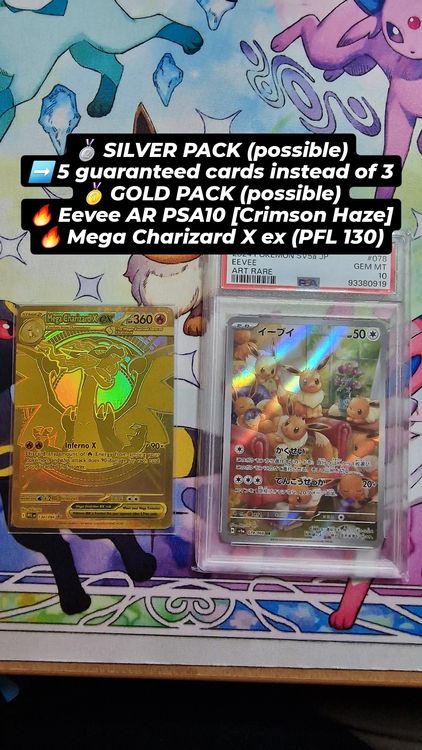 Pokemon Mystery Pack - Mega Charizard X Ex et Slab PSA10 (Neu (gemäss ...