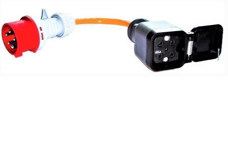 Adapter CEE16-5 Stecker auf CH J15-5 Kupplung IP20 für Innen (Neu (gemäss Beschreibung)) in ...