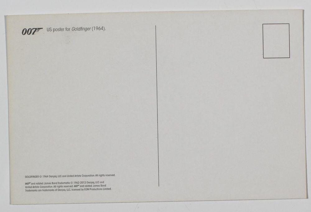 Postkarte James Bond 007 Poster Artwork USA 1964 (Neu (gemäss ...