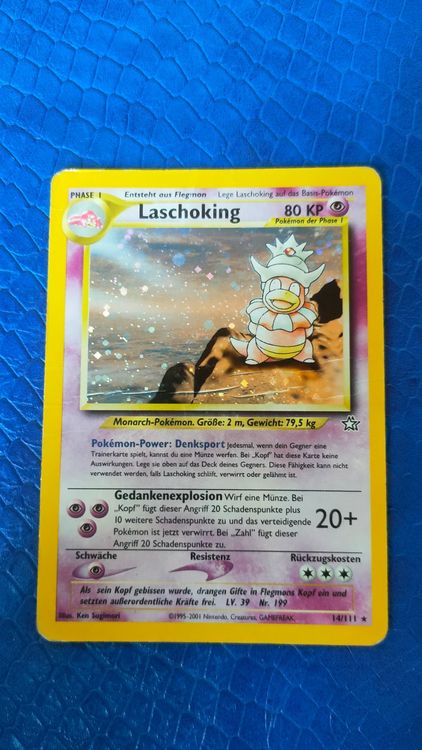 Laschoking Holo - Neo Genesis - Pokemon (Gebraucht) in Subingen für CHF ...
