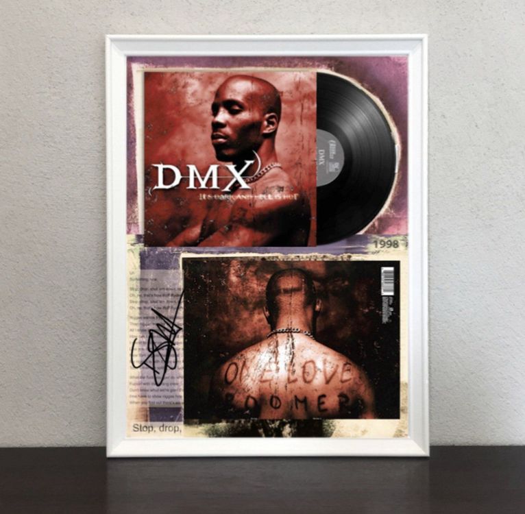 DMX Vinyl Cover Pop Art Kunst Rap Bild Hip Hop Urban KULT (Neu (gemäss ...