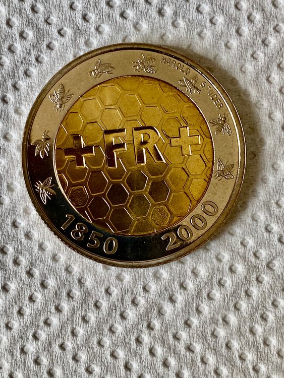 5 Franken 2000 Gedenkmünze 150 Jahre Schweizer Franken | Kaufen auf Ricardo