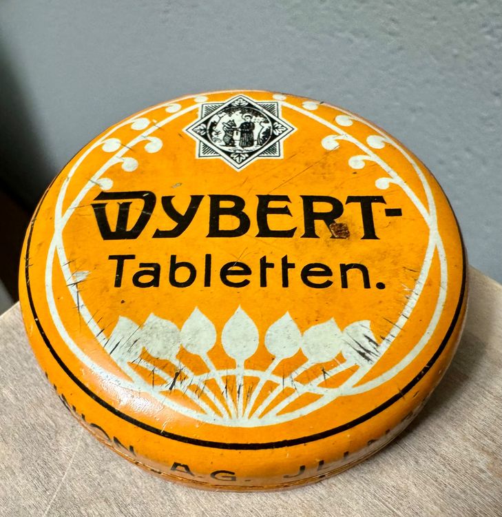 WYBERT Tabletten UNION A.G. Jllnau - Alte Blechdose (Gebraucht) in ...