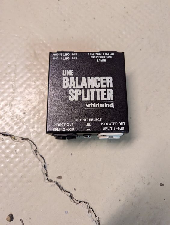 Whirlwind Line Balancer Splitter - Studio (Gebraucht) in Zürich für CHF ...