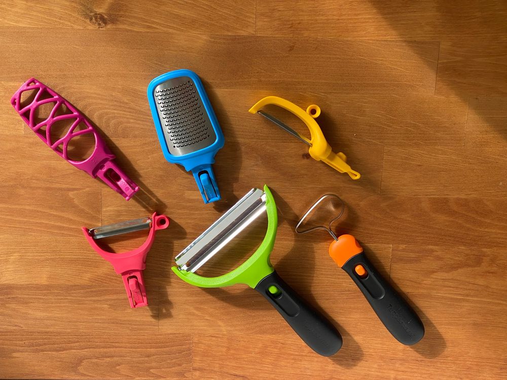 Tupperware Click Series, Schäler + Utensilien (Neu (gemäss Beschreibung ...