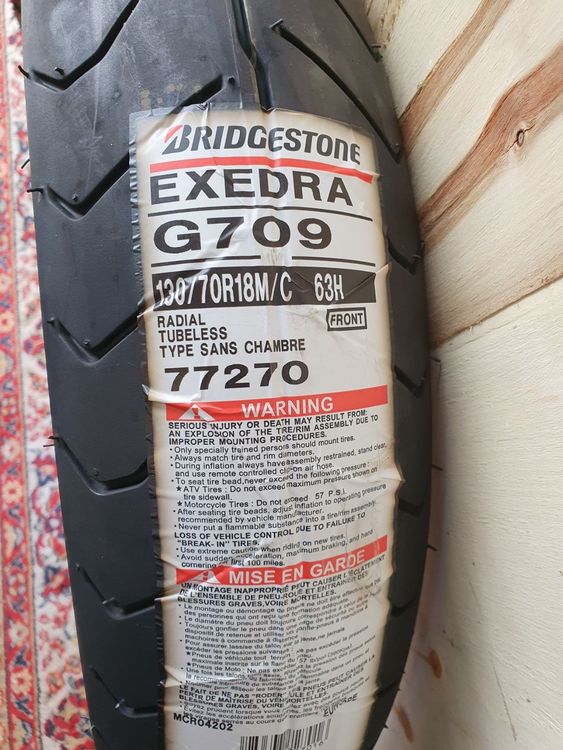 BRIDGESTONE EXEDRA G709 130/70R18 Goldwing Vorderradreifen | Kaufen auf Ricardo