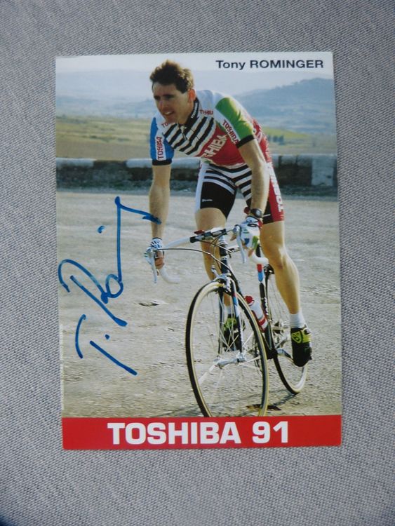 Autogrammkarte Tony Rominger (Gebraucht) in Schmerikon für CHF 14 – mit ...