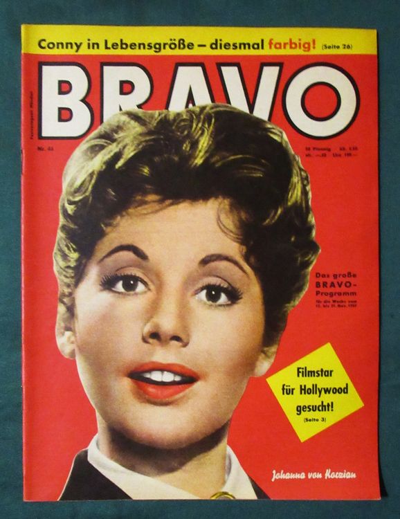 BRAVO Jugendzeitschrift Nr. 46, Nov. 1959 (Gebraucht) in hedingen für ...