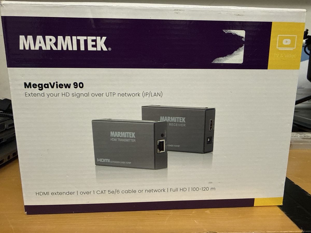 Marmitek MegaView 90 — HDMI Extender over Cat5e/6 — 1080p (Gebraucht ...