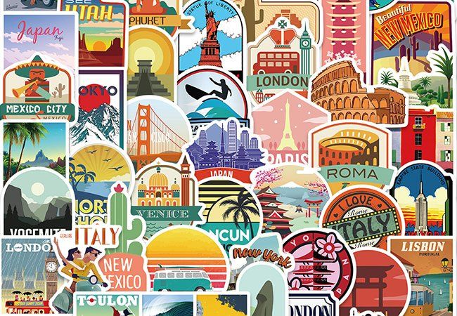 50 Stk. Sticker - schöne Reise | Kaufen auf Ricardo
