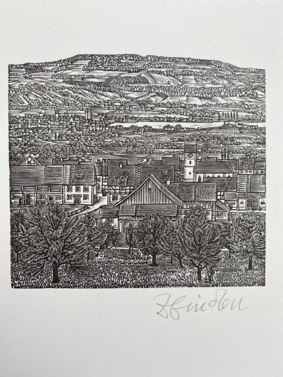Emil Zbinden, kleiner Holzschnitt. (Gebraucht) in Biberist für CHF 35 ...