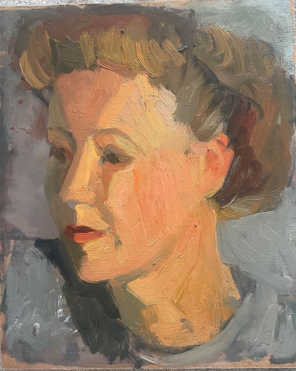 Renée Yolanda Hauser (1919-2008) Portrait Gemälde (Gebraucht) in Root ...