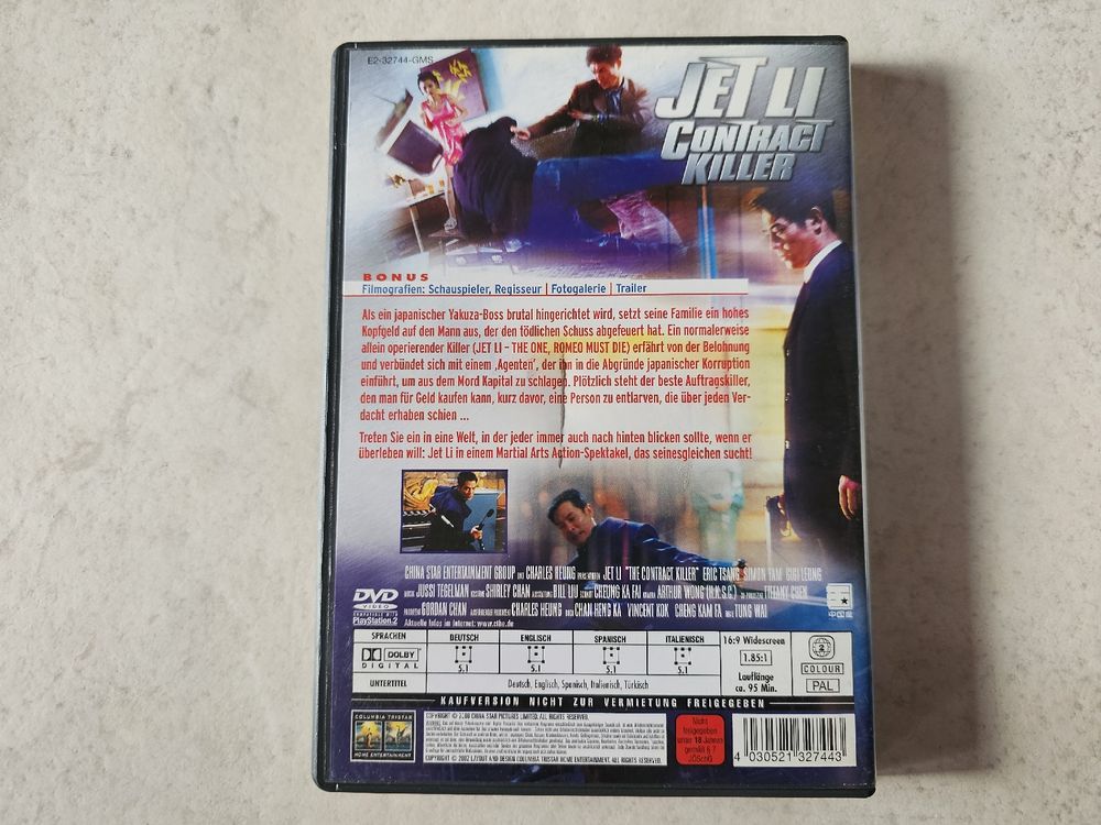Jet Li Contract Killer - Im Auftrag des Todes (Gebraucht) in ...