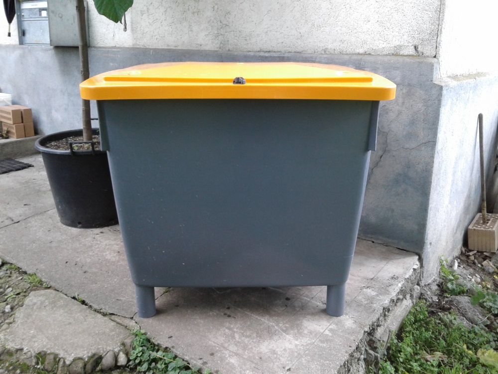 400 Liter Lager Behälter Box m. Deckel Outdoor abschliessbar | Kaufen ...