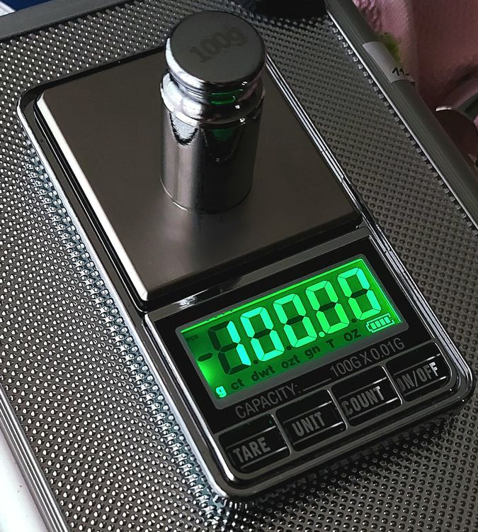 Wage Digital Juwelier Waage 100g geeicht (Neu (gemäss Beschreibung)) in ...