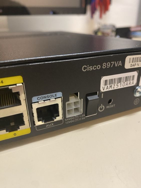 Cisco C897VA-K9 V01 Router inkl. Cisco SFP (Gebraucht) in Wuppenau für ...