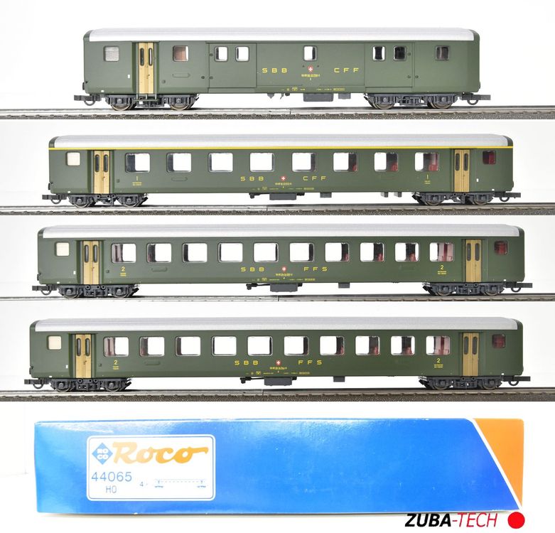 Roco 44065 EW II Zugset 4-Tlg. SBB H0 GS mit OVP (Gebraucht) in St ...