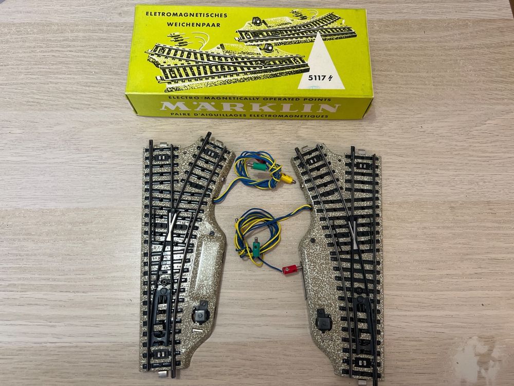 Märklin 5117 Weichenpaar M H0 (6) | Kaufen auf Ricardo