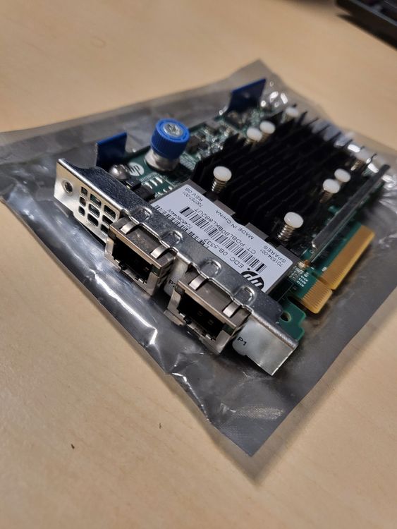 HP FlexFabric 533FLR-T Dual Port 10 Gbit/s RJ45 Steckkarte (Neu (gemäss ...