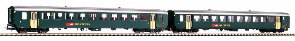 Piko: SBB Zweitklasswagen EW I Set 2x B, Nr. 96782 A und B (Neu und ...