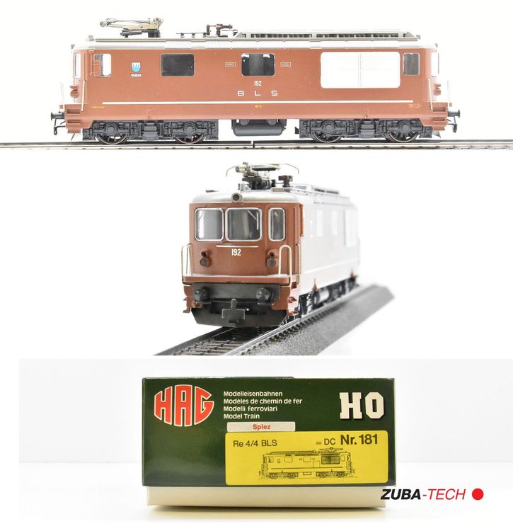 HAG 181 E-Lok Re 4/4 "Spiez" BLS H0 GS Analog mit OVP (Gebraucht) in ...