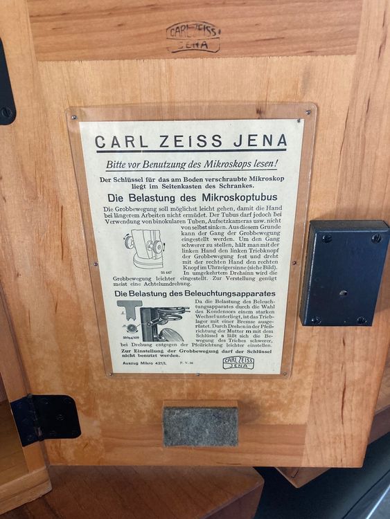 Carl Zeiss Jena Mikroskop | Kaufen auf Ricardo