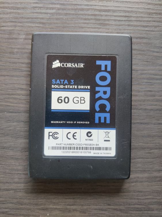 Corsair 60 GB SSD FORCE | Kaufen auf Ricardo