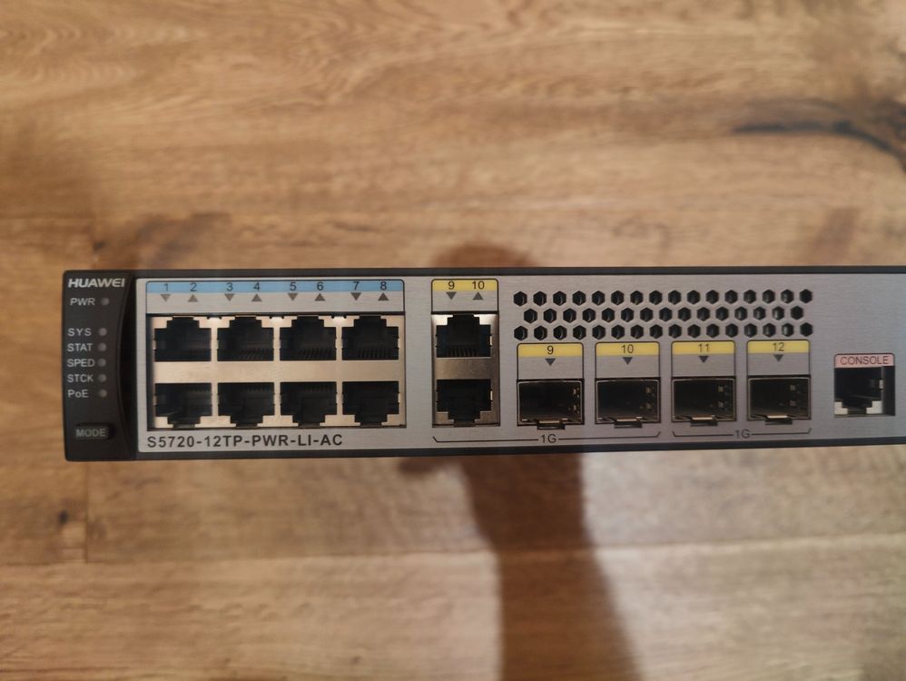 Huawei S5720-12TP-PWR-LI-AC Managed Switch 8xGbE PoE+&4xSFP (Gebraucht ...