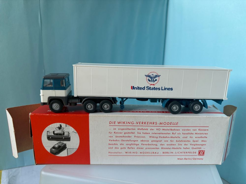 Wiking Nr. 520 Scania 110 Container-LKW in OVP (Gebraucht) in Thun für ...