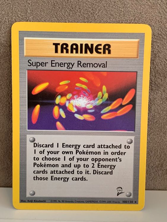 Super Energy Removal Rare ENG Base Set 2 Pokemon 108/130 | Kaufen auf ...